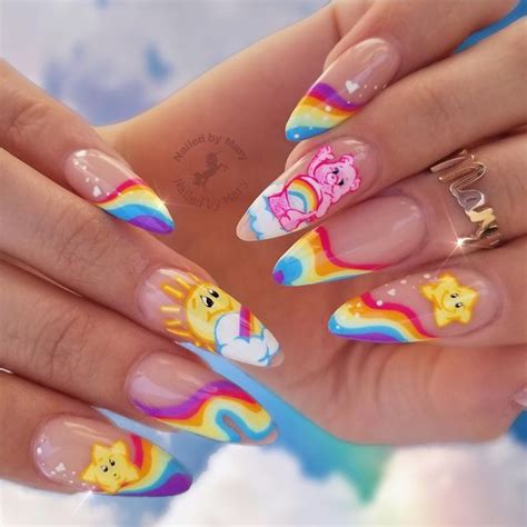 Pretty Acrylic Nails Best Acrylic Nails Acrylic Nail Designs Funky