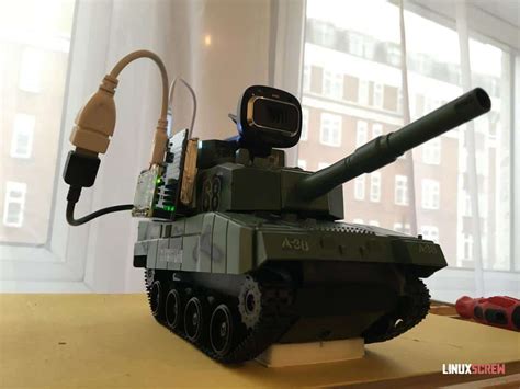 Raspberry Pi And Python Powered Tank