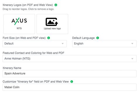 Select A Language Option Axus Travel App