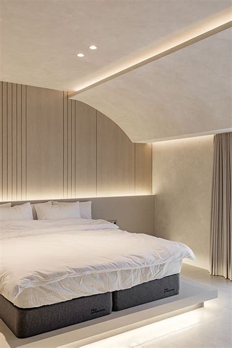 아파트 인테리어 디자인에 있는 핀 침실 디자인 미니멀 침실 인테리어