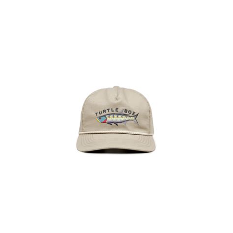 Turtlebox Rip Stop Rainbow Tarpon Hat Khaki Tbtstone Safford