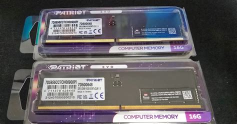 패트리어트 Ddr5 5600 16g 2개 미개봉 조원2동 디지털기기 당근 중고거래