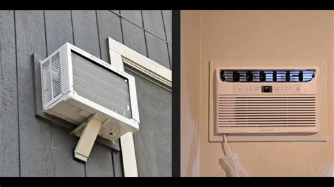 How To Install Through Wall Ac Unit Youtube