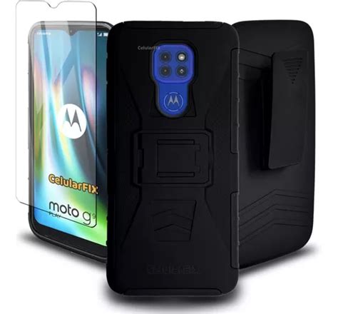 Funda Protector P Moto G9 G9 Play E7 Uso Rudo Clip Mica MercadoLibre