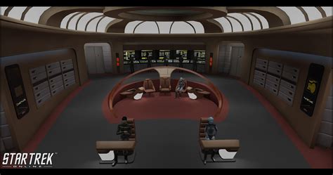 Galaxy Class Starship Bridge