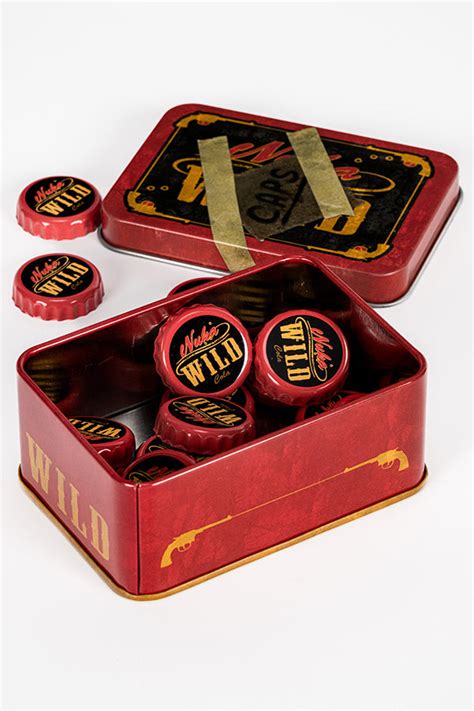 Fallout Bottle Cap Series Nuka Cola Wild With Collectible Tin