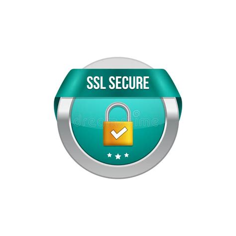 Ssl Diagram Vector Illustration Outlined Data Secure Sockets Layer Scheme Stock Vector