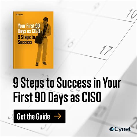 Cynet Security On Linkedin Your First 90 Days As A Ciso 9 Steps To Success