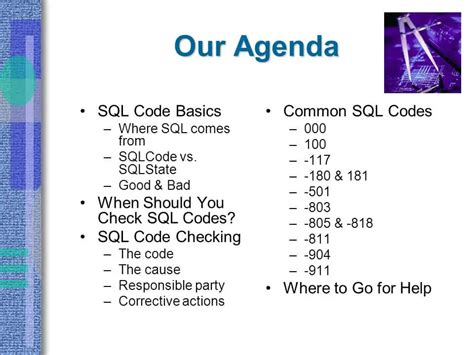 What Sqlcode Adcod