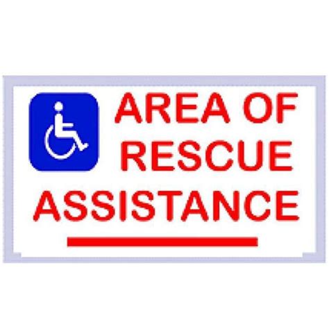 Alpha Sn Lm42s Rescue Assistance Signage Photo Single Sided 123