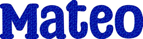 Happy Birthday In Blue Letters Mateo Nombre Letras Para Imprimir