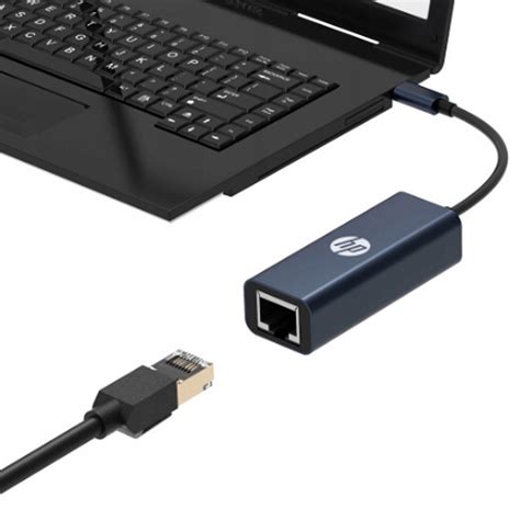 Adaptador Usb Tipo C A Red Ethernet Cable Red