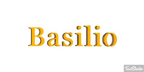 Basilio Nombre Diseños De Logotipos  Animados