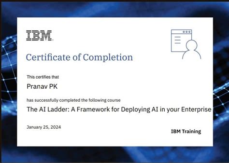 Pranav Pk On Linkedin Hello Connections Just Completed A Course On Ai