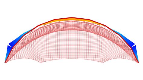 easy beam analysis of hybrid support structures with membranes and cables