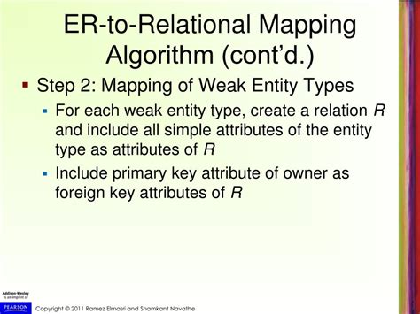 Ppt Chapter 9 Relational Database Design By Er And Eer To Relational