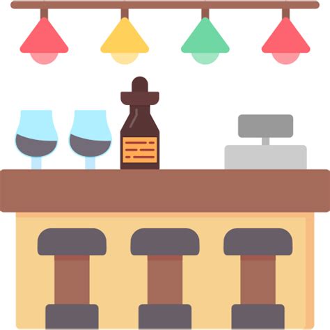 Barra De Bar Iconos Gratis De Comida Y Restaurante