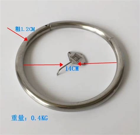 2016 New Stainless Steel Round Bondage Collar Bdsm Sex Collar And Leash
