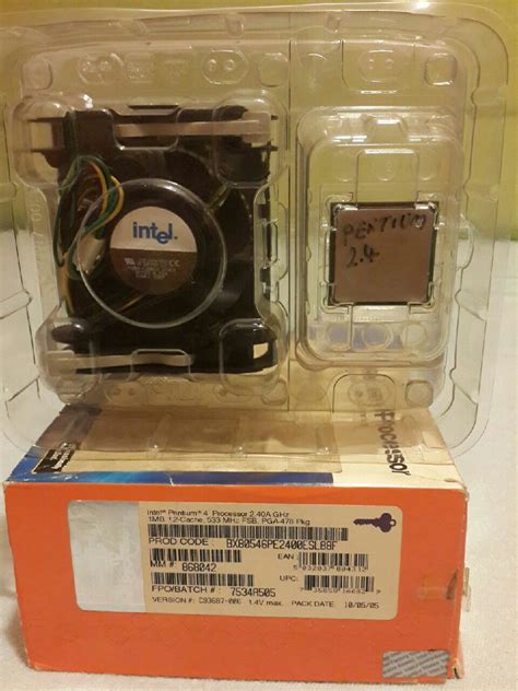 İŞlemcİ Bİlgİsayar Pc İÇİn Intel Pentİum 2 4 Bilgisayar Aksesuarları