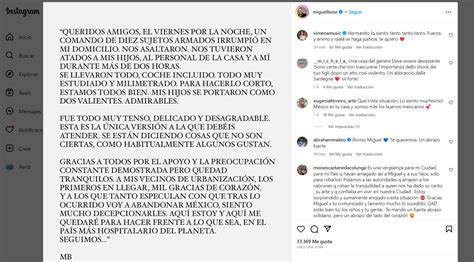 Roban Y Atan A Miguel Bosé El Cantante Confirma Robo A Su Casa En Cdmx
