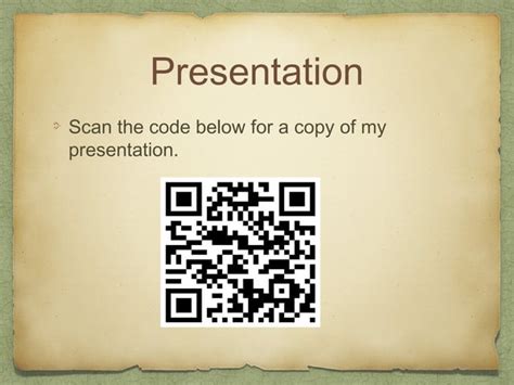 Westwood Qr Code Presentation PPT