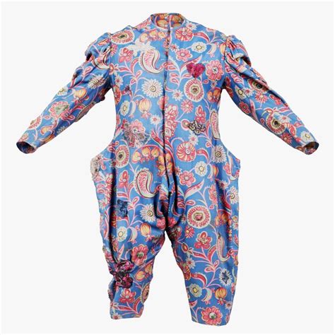 Blue Clown Costume 3d Model Download Suits On