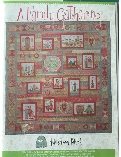 Patrón quilt A Family Gathering de Anni Downs