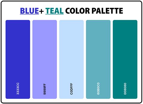 Best Blue Color Palettes With Names Hex Codes Artofit