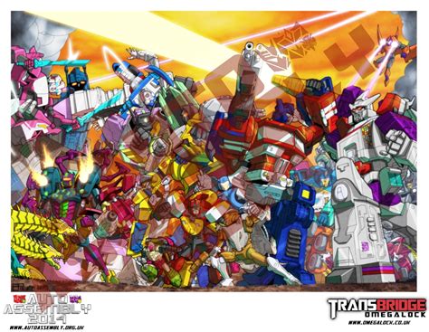 Auto Assembly 2014 Exclusive 30 Years Of Transformers Litho
