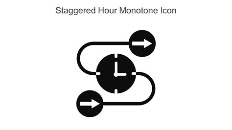 Staggered Hour Monotone Icon In Powerpoint Pptx Png And Editable Eps Format PPT PowerPoint