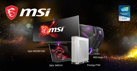 CES Round Up MSIs Products Sweep Several Innovation Award Honors Once Again