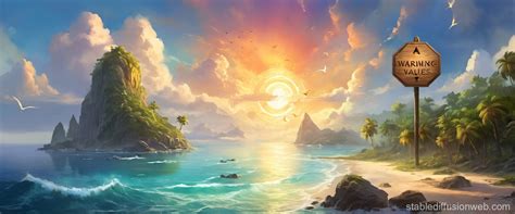 Island S Value Warning Sign Stable Diffusion Online