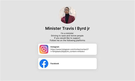 Minister Travis L Byrd Jr S Flowpage