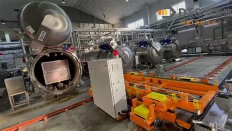 Retort Semi Automatic Loading And Unloading System For Cans To Baskets