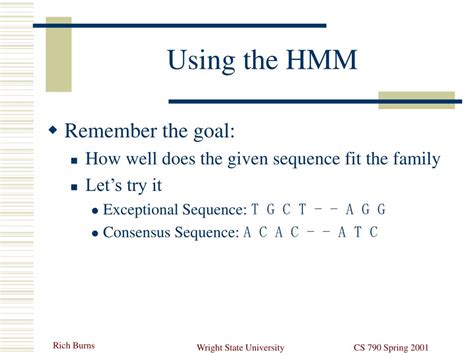 Ppt Hidden Markov Models For Dna Sequence Alignment Powerpoint