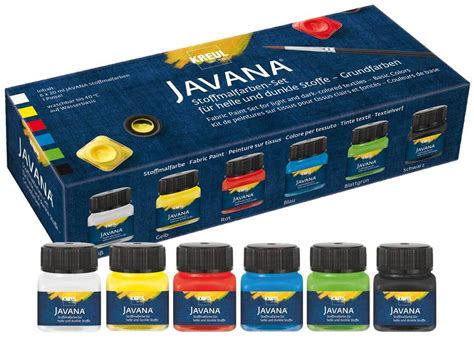 Javana Textielverf Set Basiskleuren Opaak Online Kopen Aduis