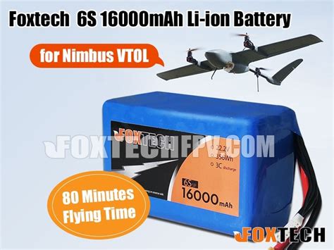 Foxtech S Mah Li Ion Battery For Nimbus Vtol