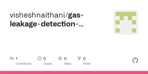 GitHub Visheshnaithani Gas Leakage Detection System