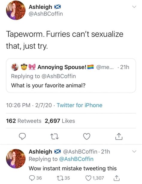 Tapeworm Furries Cant Sexualize That Just Try Ex Annoying Spouse
