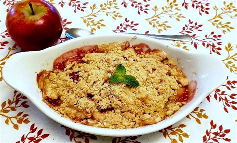 Croustade Aux Pommes Et Canneberges Les Saveurs De Marie