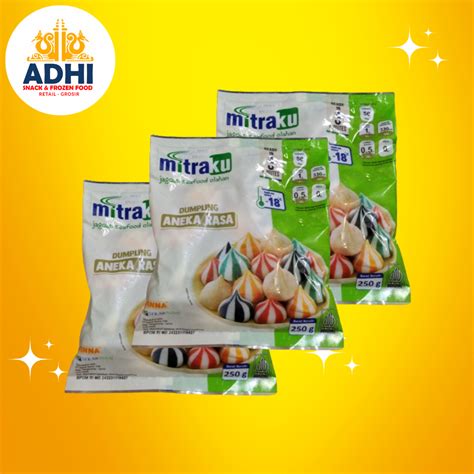 Jual Dumpling Aneka Rasa Udang Rendang Bolognese 250gr Mitraku Frozen
