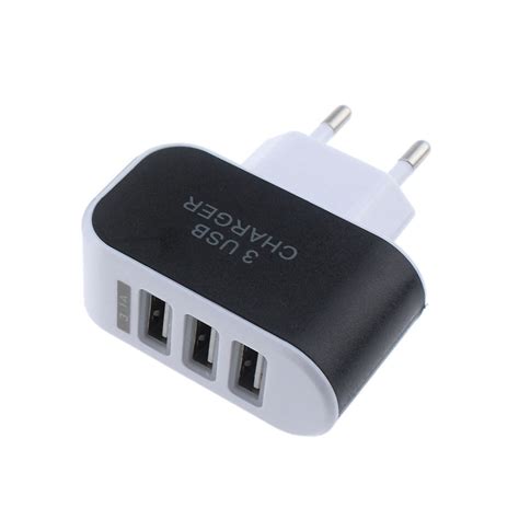 Eu Plug Usb Poorten Triple Usb Poort Muur Home R Grandado