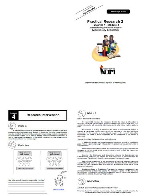 Lesson 4 Research Intervention Pdf