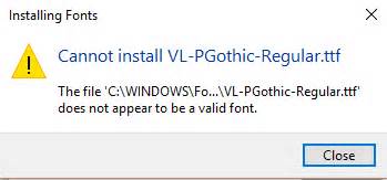64 Bit Can T Install Fonts Windows 10 Super User