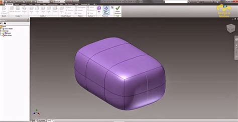 สาธิตวิธีการใช้คำสั่ง Freeform Bodies กับชิ้งานง่ายๆ ในโปรแกรม Autodesk Inventor 2015 ว่าจะง่าย
