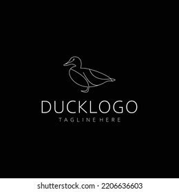 Duck Logo Vector Illustration Duck Head Stock Vector Royalty Free