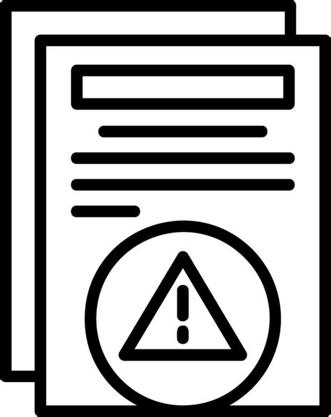 Error Line Icon 54112732 Vector Art At Vecteezy