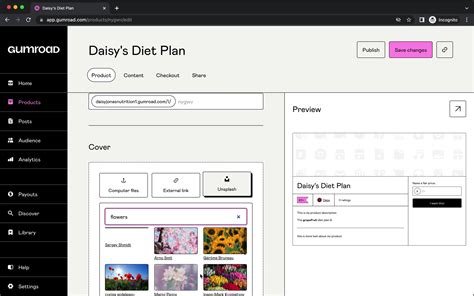 onboarding on gumroad desktop examples page flows video and 27