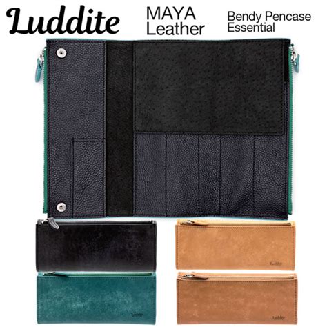 【楽天市場】ラダイト マヤレザー ベンディペンケース エッセンシャル Maya Luddite ペンケース 筆入れ かっこいい プレゼント