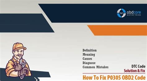 How To Fix P0305 OBD2 Code? (Cylinder 5 Misfire Detected) - ObdCore